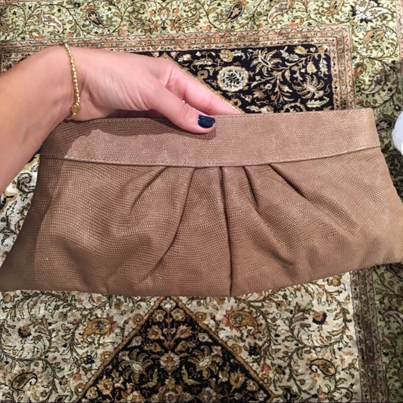 Lauren Merkin | Bags | Tan Lauren Merkin Leather Clutch | Poshmark